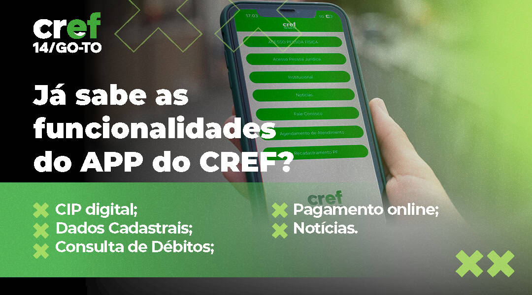 Aplicativo do CREF14/GO-TO: Praticidade e Eficiência para Profissionais ...